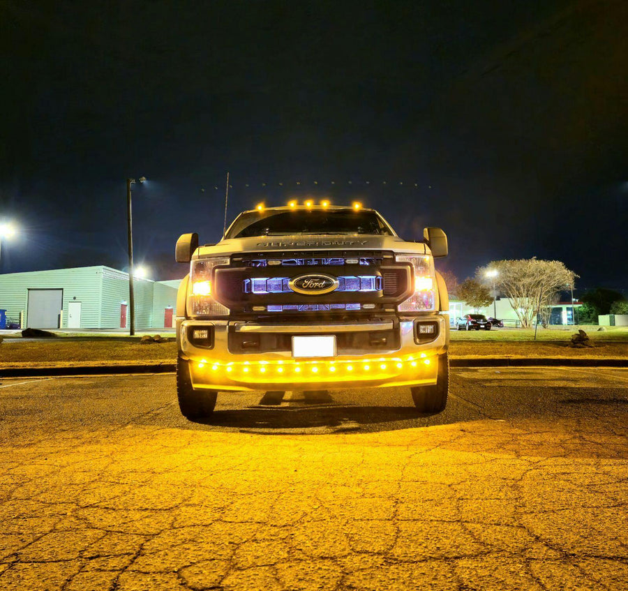 1990-2024+ Ford F250 F350 Super Duty Front Valance LED Accent Running ...