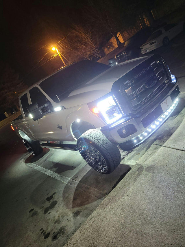 1990-2024+ Ford F250 F350 Super Duty Front Valance LED Accent Running ...