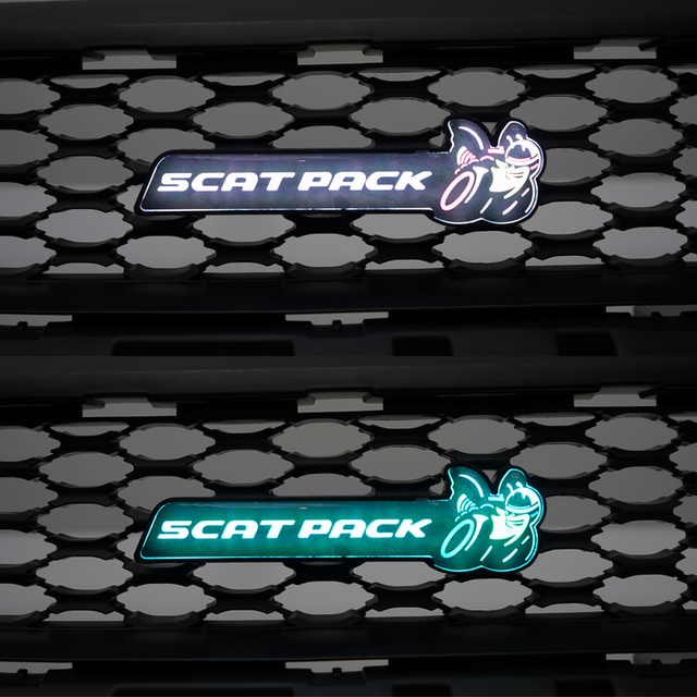 2015-2023 Dodge Scatpack RGB Flow Series LED Badge Emblem Logo ...