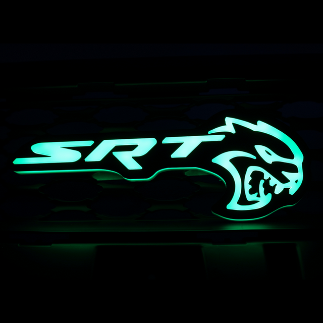 2015-2023 SRT Hellcat RGBW Flow Series LED Badge Emblem Logo ...