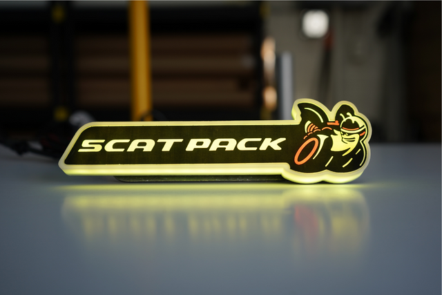 2015-2023 Dodge Scatpack RGB Flow Series LED Badge Emblem Logo ...