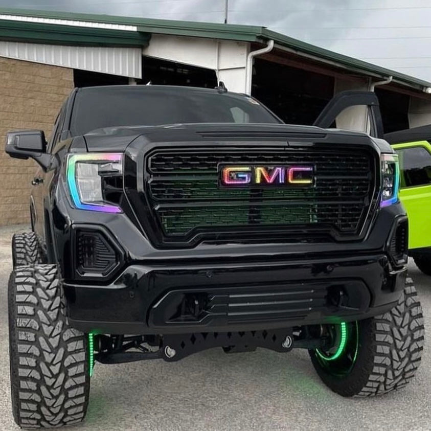 2019-2024 GMC Sierra Illuminated RGBW LED Badge Emblem Logo ...