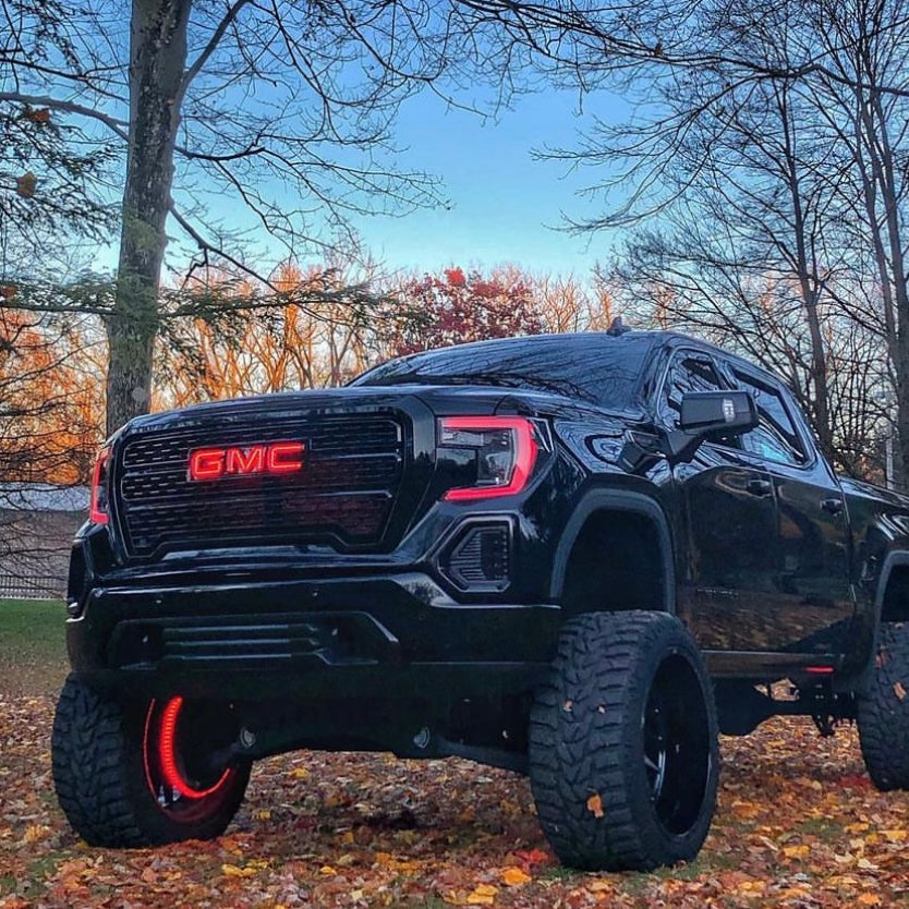 2019-2024 GMC Sierra Illuminated RGBW LED Badge Emblem Logo ...