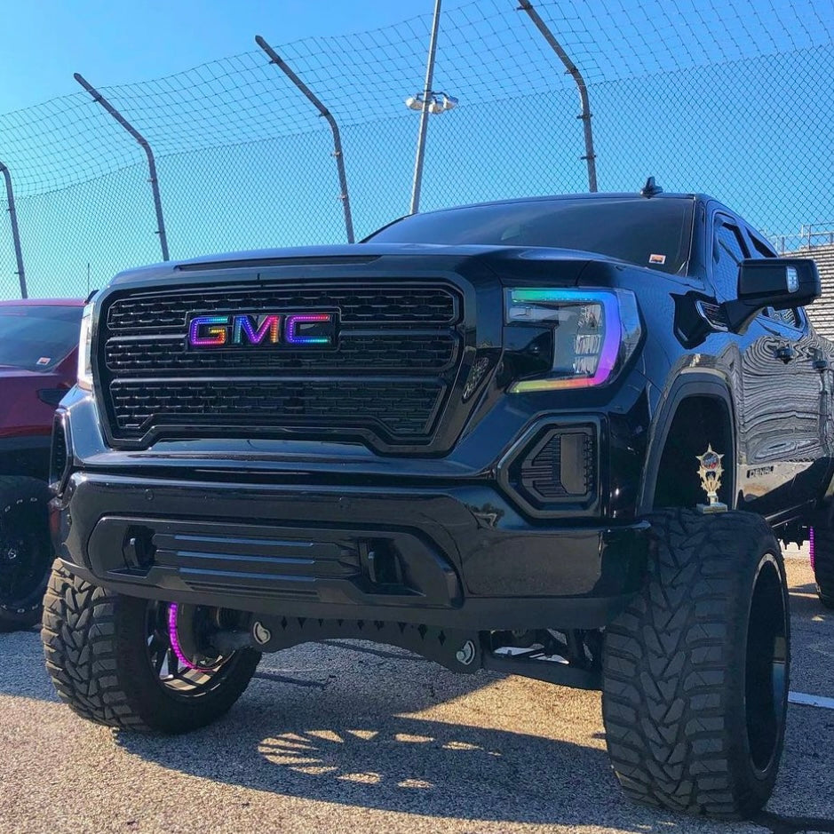 2019-2024 GMC Sierra Illuminated RGBW LED Badge Emblem Logo ...