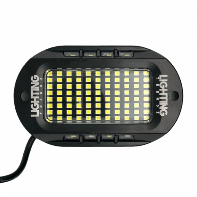 Hyper Pro Series MAX 104W PURE WHITE LED Rock Lights Pod Kit (9100 Lm ...