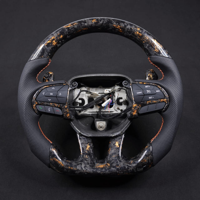 2014-2021 Jeep Trackhawk SRT Custom Carbon Fiber Steering Wheel w/ LED ...