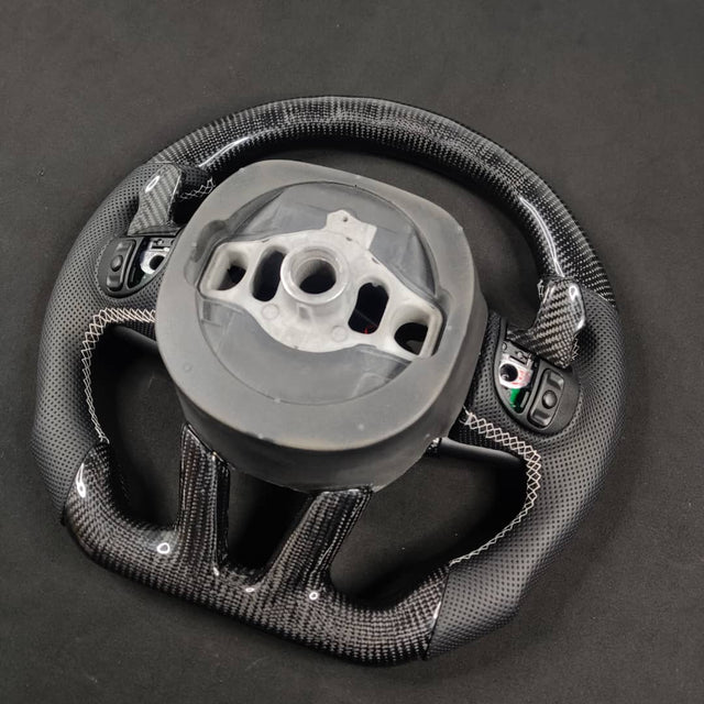 2014-2021 Jeep Trackhawk SRT Custom Carbon Fiber Steering Wheel w/ LED ...