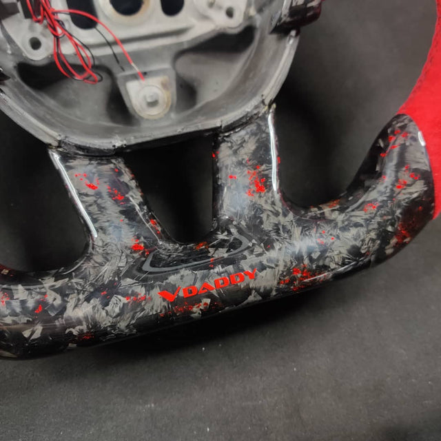 2014-2021 Jeep Trackhawk SRT Custom Carbon Fiber Steering Wheel w/ LED ...