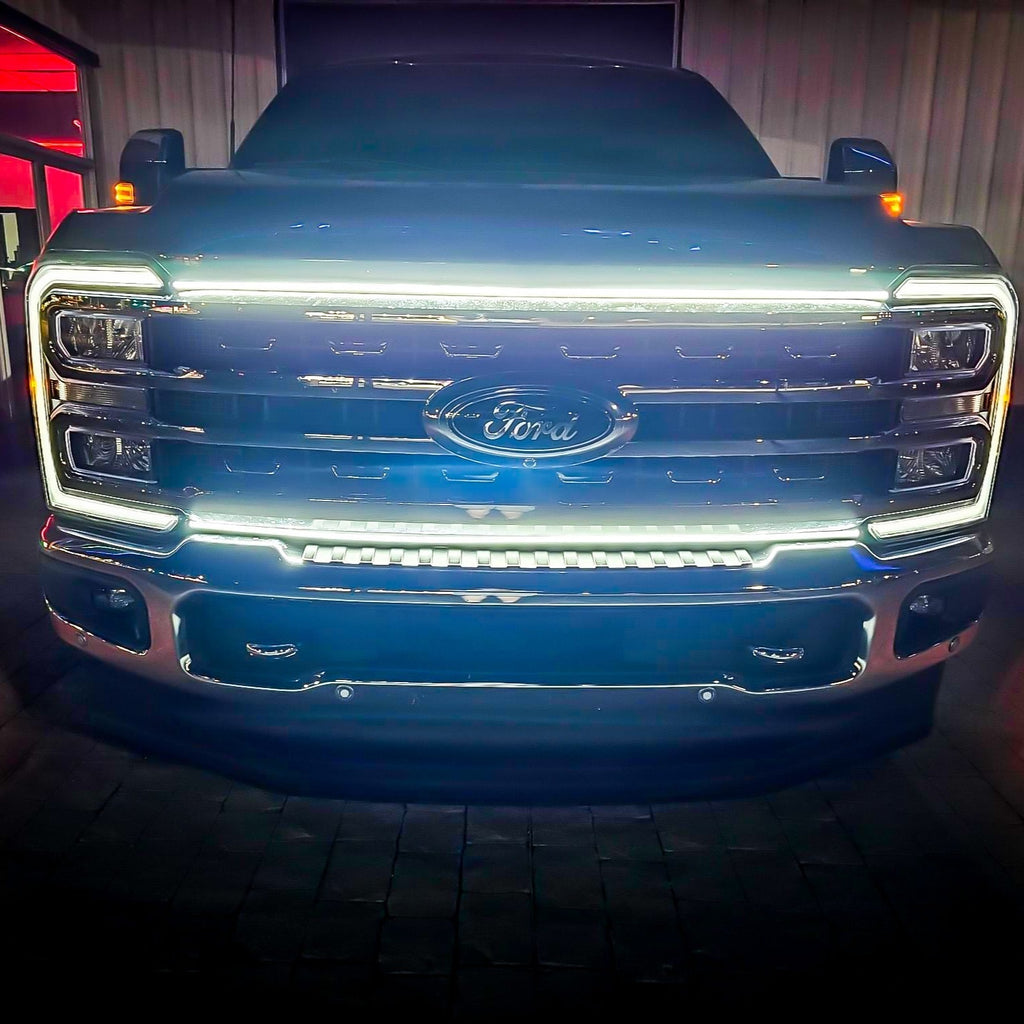 2023-2024+ Ford Super Duty F250 F350 LED Grill Accent Lights Bar Kit ...