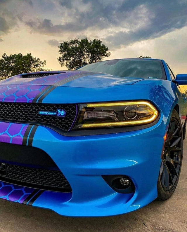 2015-2023 Dodge Scatpack RGB Flow Series LED Badge Emblem Logo ...