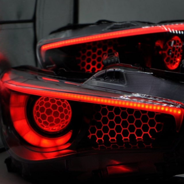 2014-2024 Infiniti Q50 RGBW Flow Series LED DRL Prebuilt Custom Headli ...