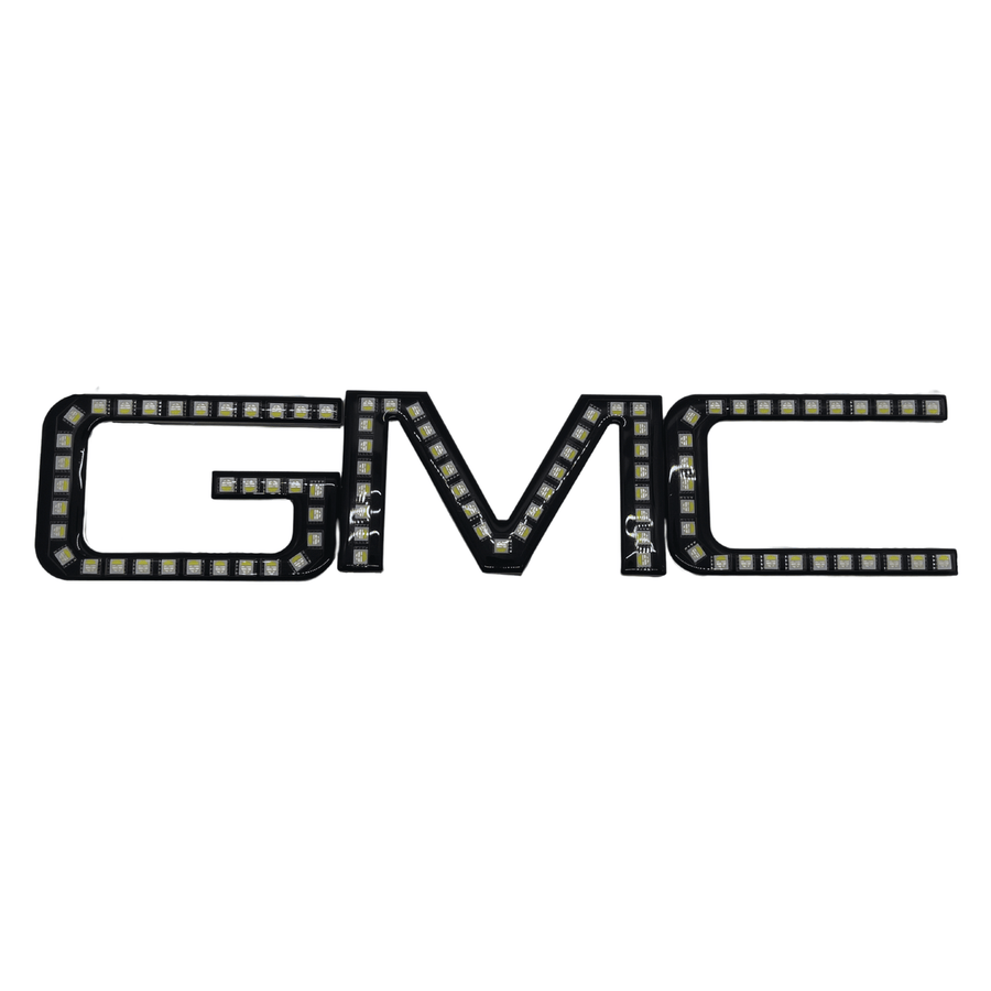 2007-2024 GMC Sierra 1500 2500 Illuminated RGBW LED Badge Emblem Logo ...