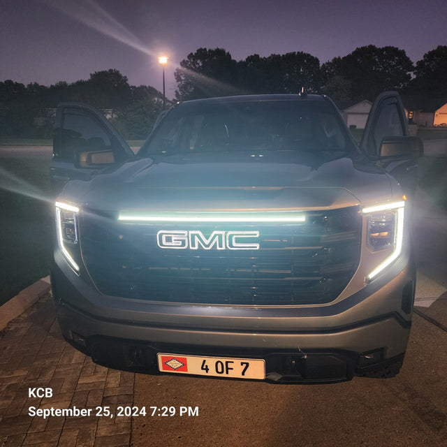 2022-2024+ GMC Sierra 1500 LED Grill Accent Light Bar Kit – AutoLEDTech.com