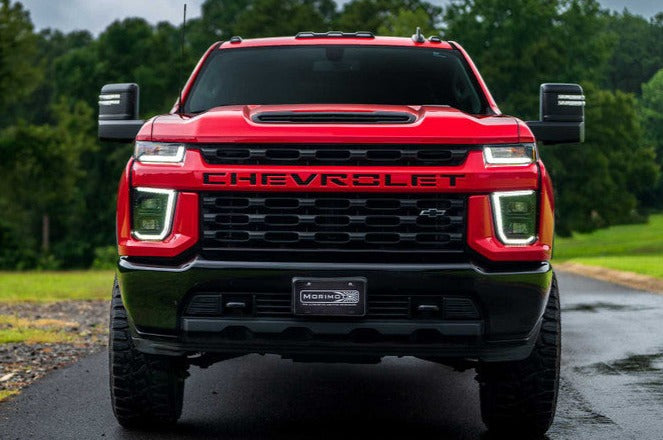 2020-2023+ Chevrolet Silverado 2500 3500 HD HYBRID LED DRL Projector R ...