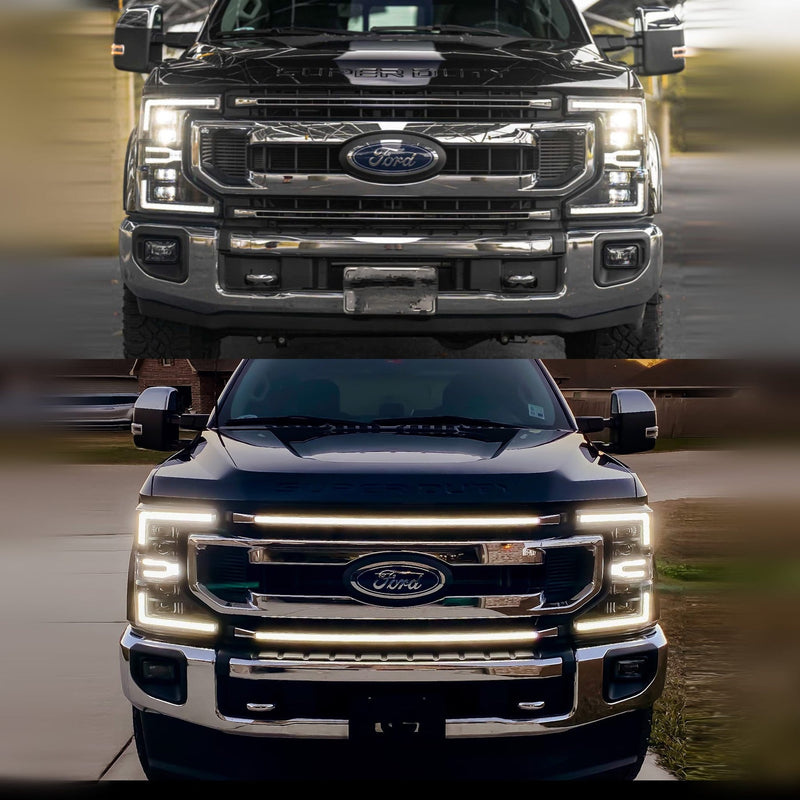 2020-2022 Ford Super Duty F250 F350 LED Grill Accent Lights Kit | XL X ...