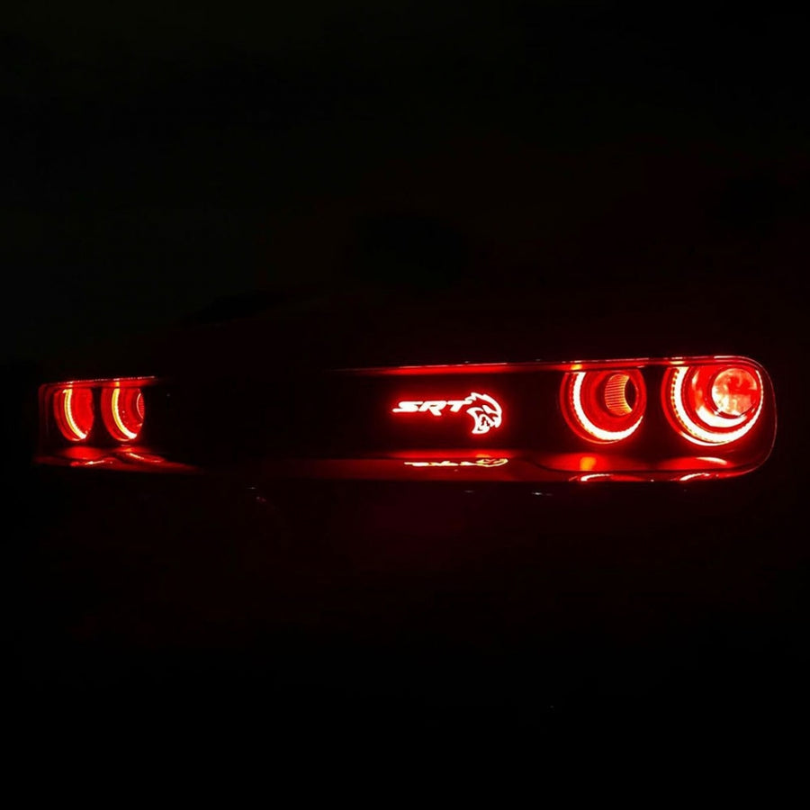 2015-2023 SRT Hellcat RGBW Flow Series LED Badge Emblem Logo ...