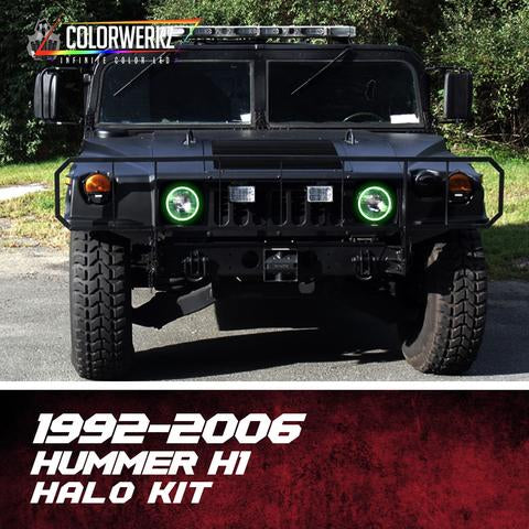 1992-2006 Hummer H1 Color-Chasing Halo kit– AutoLEDTech.com