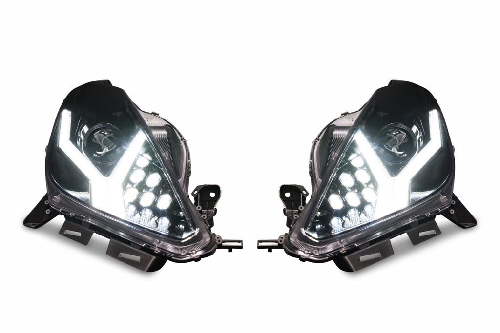 2014-2019 Chevrolet C7 Corvette LED DRL Projector Headlights - Aventad ...
