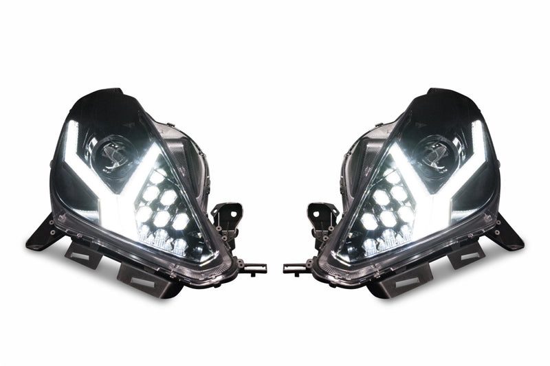 2014-2019 Chevrolet C7 Corvette LED DRL Projector Headlights - Aventad ...
