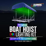 Color-Changing LED Boat Hoist Lift Canopy Accent Lighting Kit (RGB RGBW ...
