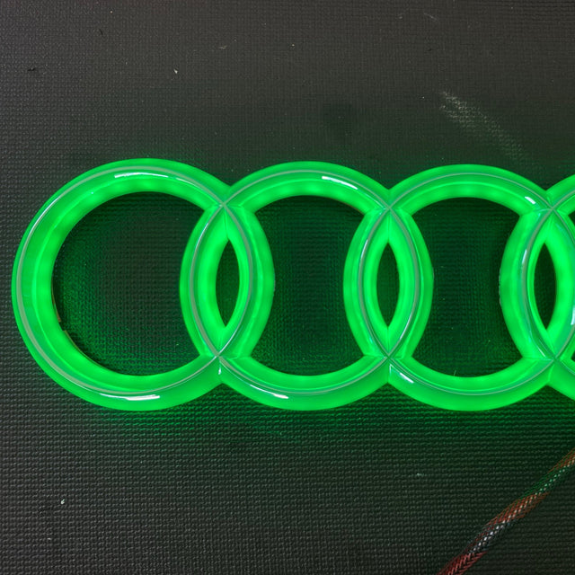 Illuminated Audi RGBW Flow Series LED Emblem Logo Badge – AutoLEDTech.com
