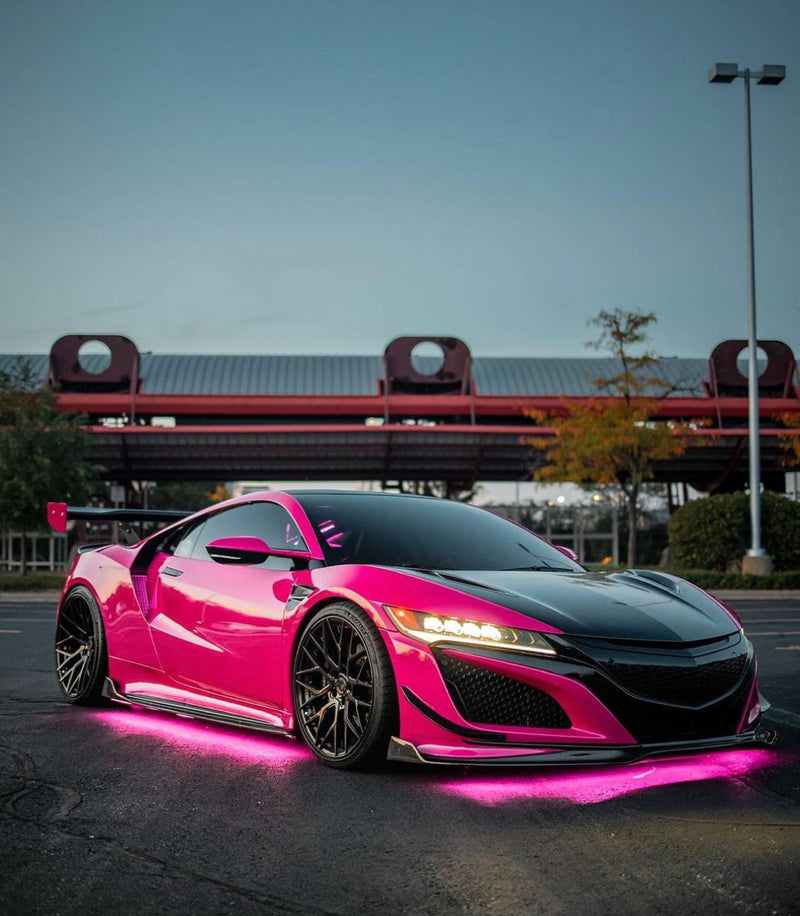 6-Piece Flexible RGBW Color-Chasing LED Symmetrical Underbody Underglo ...