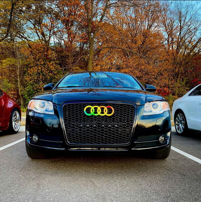 Illuminated Audi RGBW Flow Series LED Emblem Logo Badge – AutoLEDTech.com