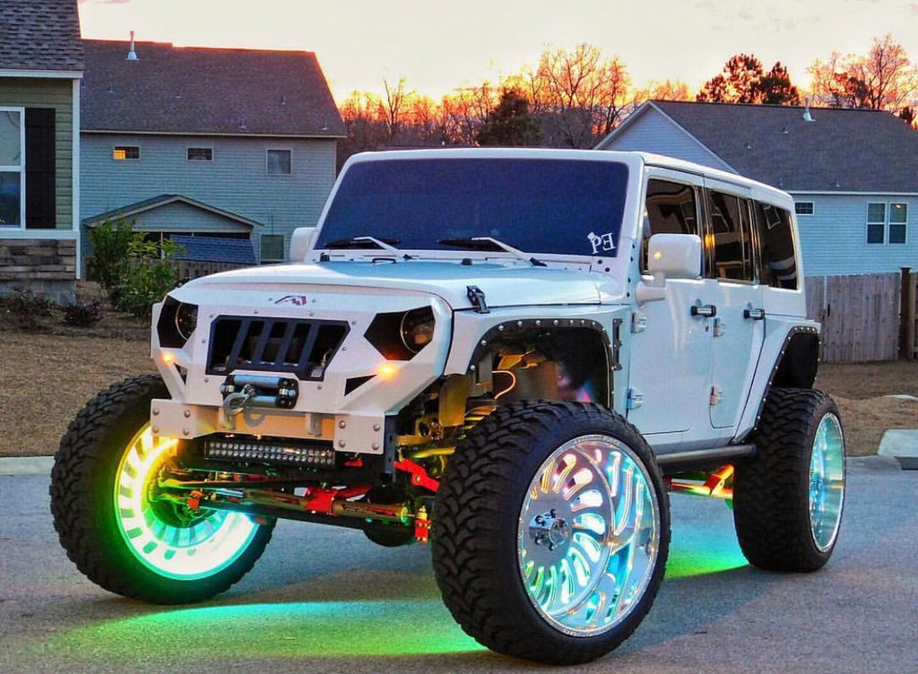 Flow Series RGB Chasing LED Wheel Rings Lights Kit– AutoLEDTech.com