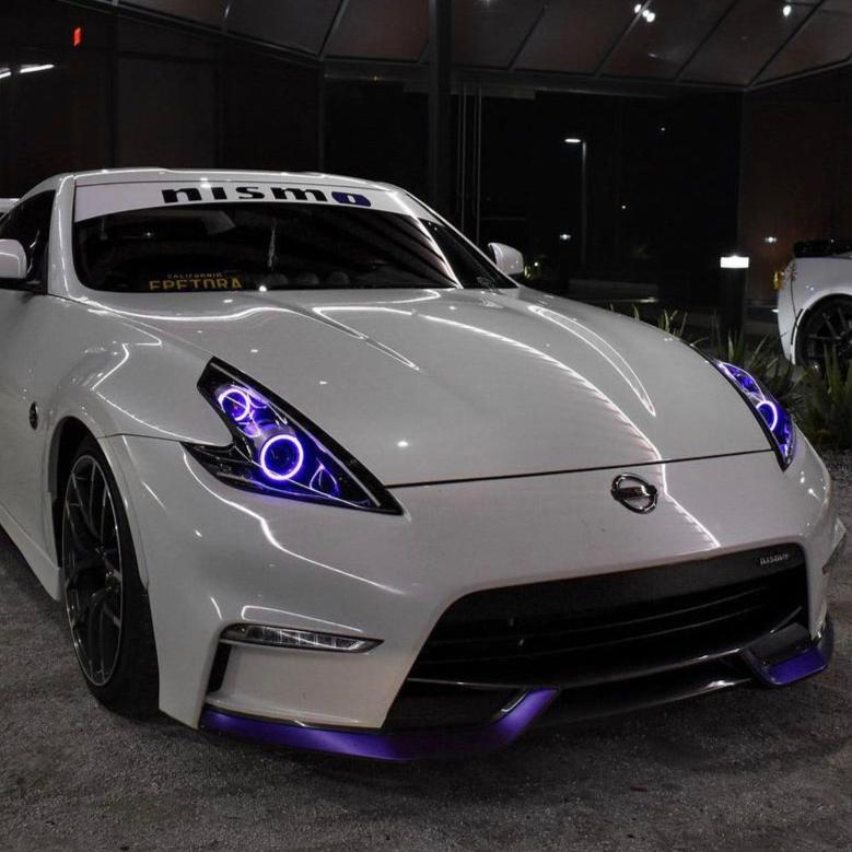 2009-2020 Nissan 370z RGBW Flow Series LED Halo Kit – AutoLEDTech.com